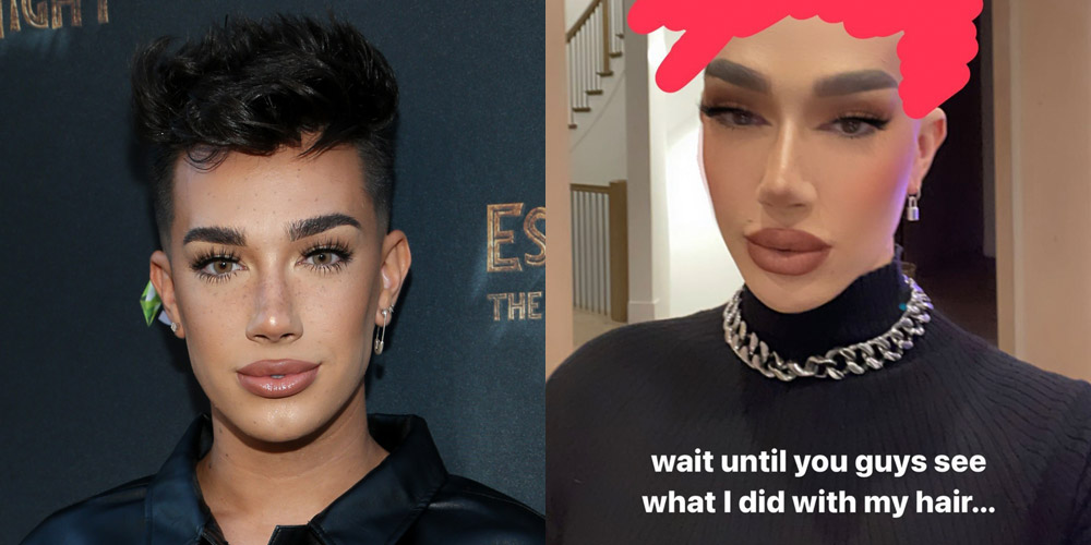 James Charles Debuts Shaved Head But Fans Think Hes Wearing A Bald