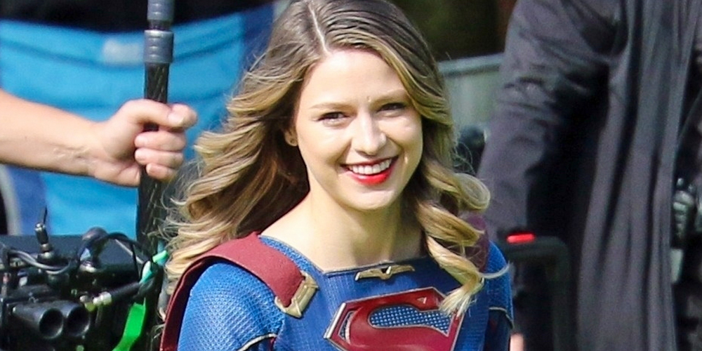 Melissa Benoist, Chyler Leigh & More Mask Up On the Set of ‘Supergirl ...