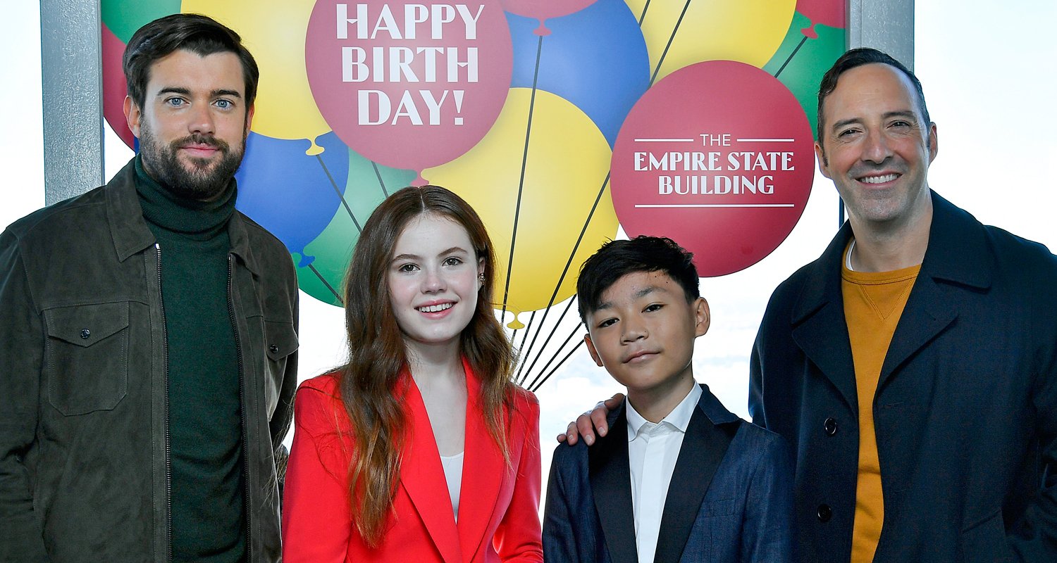 Darby Camp & Co-Stars Light Up the Empire State Building ‘Clifford Red ...