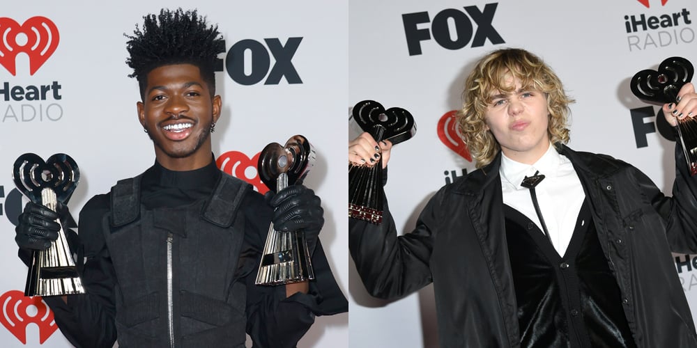 Lil Nas X & The Kid LAROI Pick Up Wins at iHeartRadio Music Awards ...