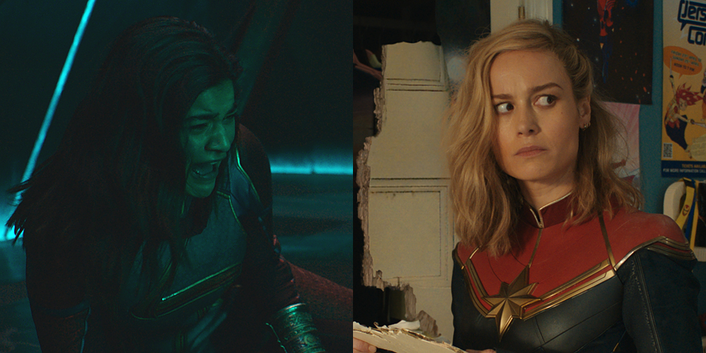 Iman Vellani & Brie Larson Swap Places in First ‘The Marvels’ Teaser Trailer – Watch! | Brie ...