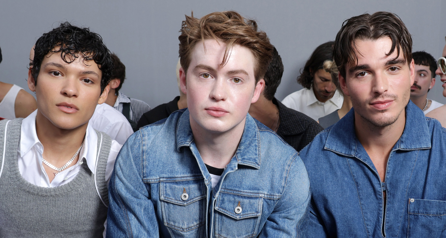 Omar Rudberg, Kit Connor & Corey Mylchreest Sit Front Row at Loewe ...